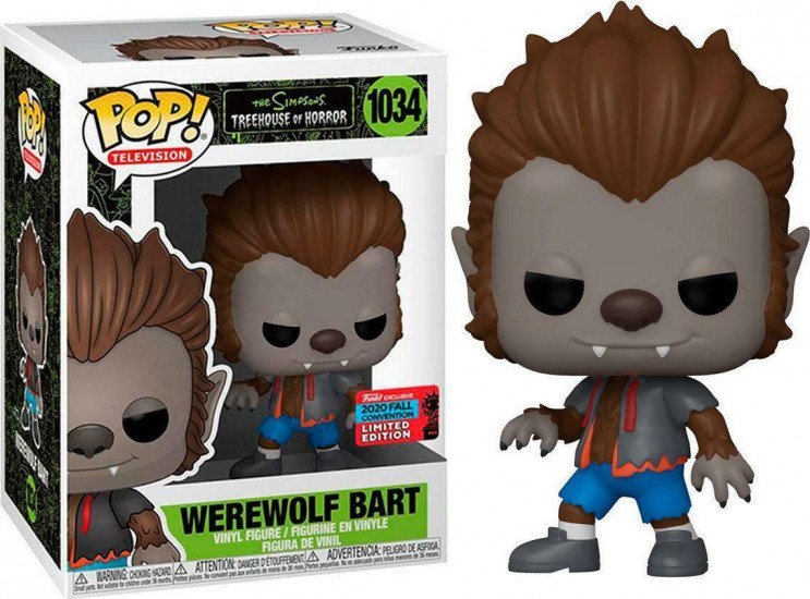 POP #1034 TV THE SIMPSONS TREEHOUSE OF HORROR (WEREWOLF BART) LIM ...