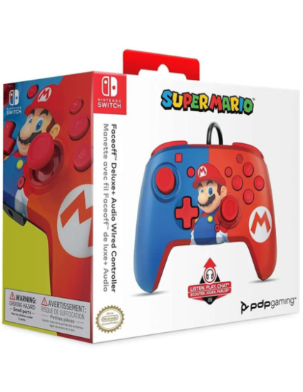 PDP WIRED CONTROLLER BLUE & RED (SUPER MARIO) - Cyprus